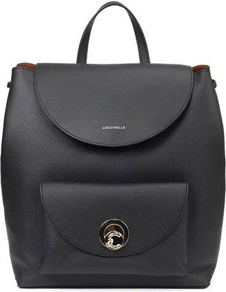 Coccinelle Rucksack Schwarz/Kognak