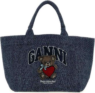 Ganni Sac Cabas - Bleu