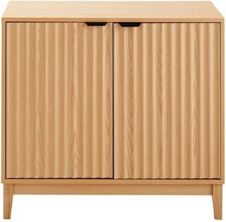 Calicosy Calicosy - Buffet 2 portes avec façades effet vague L80 cm - bologne