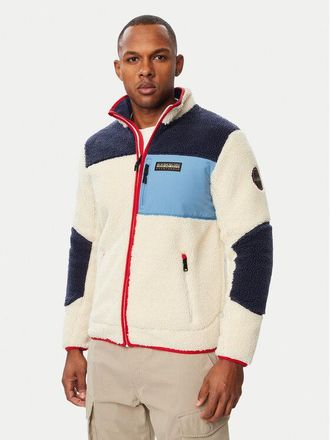 Napapijri Fleecejacke Yupik NP0A8AZU Creme Regular Fit