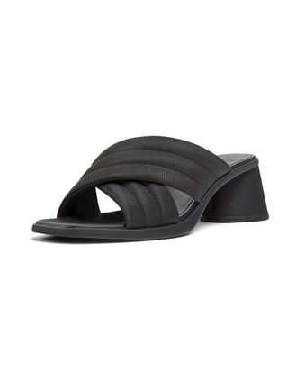 Camper Damen Kiara K201540 Heeled Sandal, Schwarz 001, 37 EU