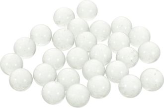 SOLUSTRE 180 St&uuml;ck Klare Glasperlen Transparent Glasvase F&uuml;ller Dekorative Kugeln f&uuml;r Aquarium Blumenvasen Heimdeko Bastelbedarf