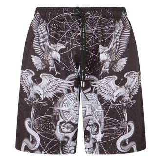 Philipp Plein Homme, Maillots de bain, Noir, Taille: M Swim Shorts Love Tattoo