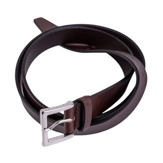 Orciani Homme, Accessoires, Brun, Taille: 105 CM Cintura Basic Saffiano