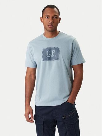 C.P. Company T-Shirt 20CMTS723A005100W Blau Regular Fit