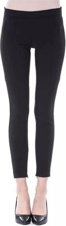 Byblos Damen Skinny Schwarze Hose mit Rei&szlig;verschluss - - Trousers - Damen - Schwarzk - XS