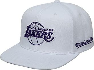 Mitchell & Ness NBA Christmas Day Casquette Snapback Los Angeles Lakers Blanc/violet, Blanc