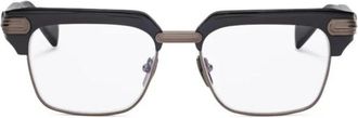 Balmain Femme, Accessoires, Noir, Taille: 55 MM Lunettes &agrave; monture carr&eacute;e Hymn