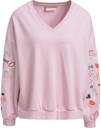 Smith & Soul Sweater mit &uuml;berschnittener Schulter & Seitenschlitze