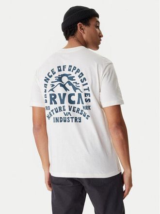 Rvca T-Shirt EVYZT00297 &Eacute;cru Regular Fit