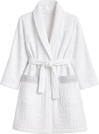 Blumarine Femme, V&ecirc;tements de nuit et de d&eacute;tente, Blanc, Taille: 38/40 FR Monogram Robe