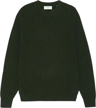 Les Deux Homme, Pulls, Vert, Taille: XL Pull en Laine &agrave; Col Rond