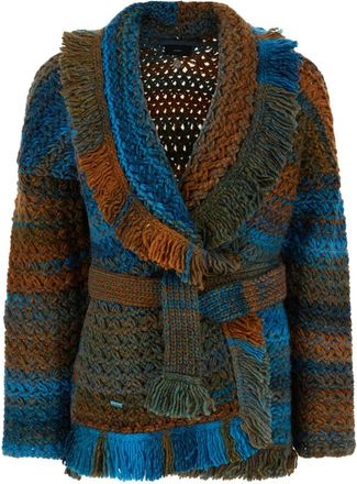 Alanui Cardigan ceintur&eacute; Kauai Shades - Femme - Pulls - Multicolore - Taille: 40 FR