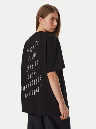 Karl Lagerfeld T-Shirt B4W17076 Schwarz Relaxed Fit