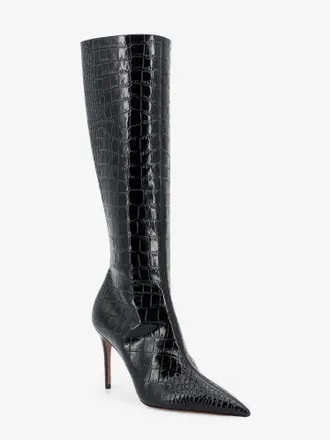 PARIS TEXAS Womens Boots Vera 85 Brown Croco Leather