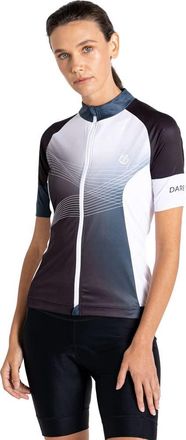 Dare 2B Regatta Stimulus AEP Damen-Fahrradtrikot mit durchgehendem Rei&szlig;verschluss, Schwarz, 40