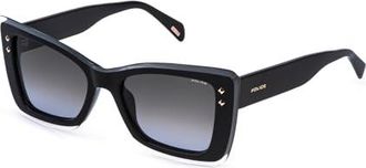 Police Lunettes de Soleil SPLR97 01EN CRISTALLO+NERO 53/18/140 Femme