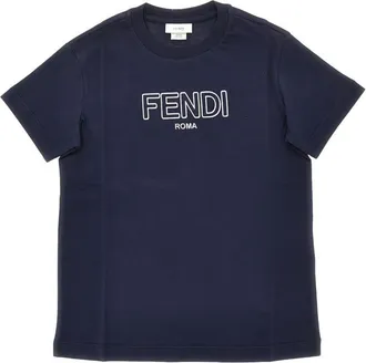 Fendi Cotton T-Shirt - Blue