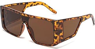 Generic 2025 Designer Lunettes de soleil pour conduite en plein air cyclisme hommes et femmes lunettes de soleil carrées tendance rétro (couleur : B, taille :