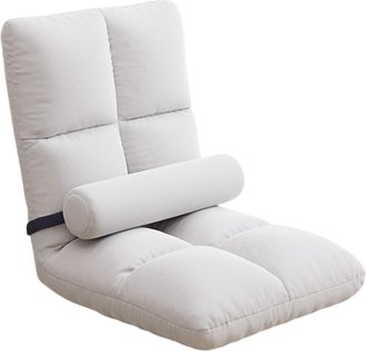 Generic Verstellbarer Bodenstuhl mit R&uuml;ckenst&uuml;tze - leicht und tragbar, perfekt f&uuml;r Erkerfenster, Gaming Lesemeditation - bequeme R&uuml;ckenlehne widersteht Verfo