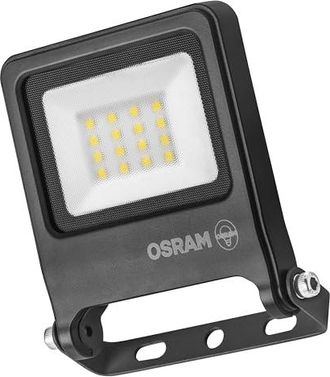 Osram ENDURA FLOOD PC 10W LED-Fluter, 4000K kaltwei&szlig;, 1000 Lumen, IP65 wetterfestes Flutlicht, recyceltes Aluminium, 180&deg; schwenkbar, Dunkelgrau