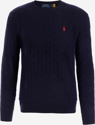 Polo Ralph Lauren Pull en maille torsad&eacute;e en laine et cachemire Polo Ralph Lauren