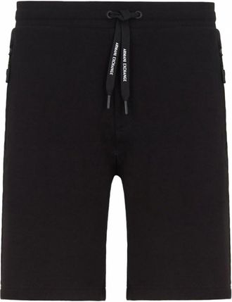 A|X Armani Exchange Herren French Terry Shorts, Schwarz, XXL