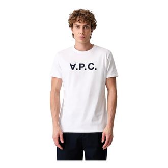 A.P.C. A.p.c., Homme, Tops, Blanc, Taille: XL T-Chemises