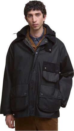 Barbour Homme, Vestes, Noir, Taille: S Veste huil&eacute;e Modified Solway