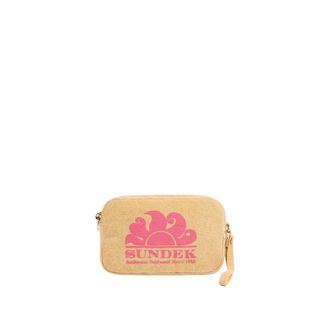 Sundek unisex, Sacs, Beige, Taille: ONE Size Pochette San Diego en Toile avec Logo