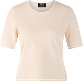 Marc Cain Plain Pullover Rethink Together - - Knitwear - Damen - Beige - S