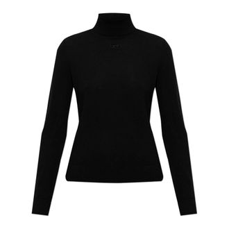 Diesel Wool Turtleneck M-Alinesa-Tn - - Knitwear - Damen - Schwarzk - 2XS