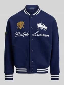 Polo Ralph Lauren Regular Fit College-Jacke aus Baumwoll-Mix