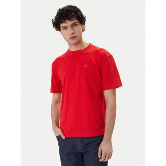 Guess T-Shirt F6GI11 K8HM4 Rot Regular Fit