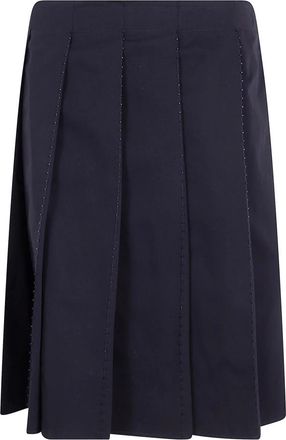 Toteme Femme, Jupes, Noir, Taille: 38 FR Midi Skirts
