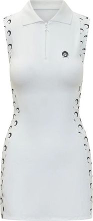 Marine Serre Femme, Robes, Blanc, Taille: 42 FR Mini-robe Athleisure