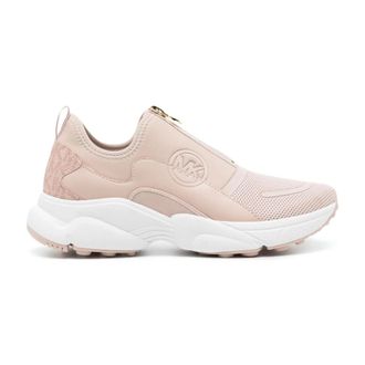 Michael Kors Beige Zip Trainer Sneakers - - Shoes - Damen - Beige - 38 1/2 EU