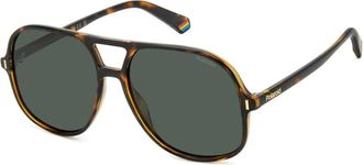Polaroid unisex, Accessoires, Brun, Taille: 57 MM Lunettes de soleil polaris&eacute;es Pld6217/S 086