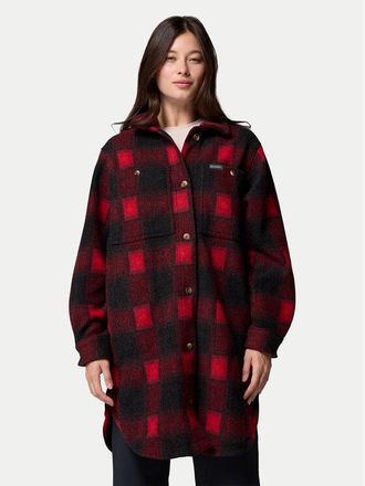 Columbia Hemdjacke Wildest Venture 2136171 Dunkelrot Loose Fit