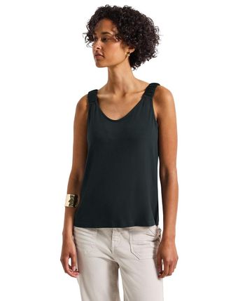 Street One Top mit Raffung