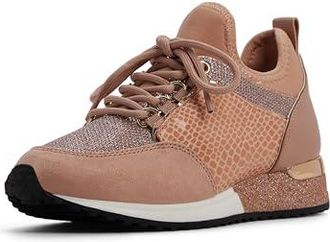 Aldo Aldo Womens Courtwood Fashion Lace Up Sneaker, Rose Gold, 9 US