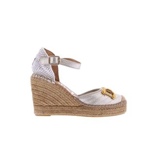 Paris Punk Femme, Chaussures, Gris, Taille: 39 EU 13031 Sandaletta avec accessoire