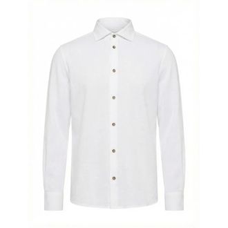 PESERICO Homme, Chemises, Blanc, Taille: M Camp Shirt