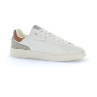 La Martina Homme, Chaussures, Blanc, Taille: 44 EU Leather Baskets