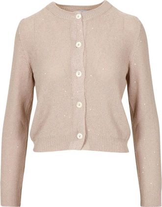 Gran Sasso Femme, Pulls, Beige, Taille: 36 FR Cardigan