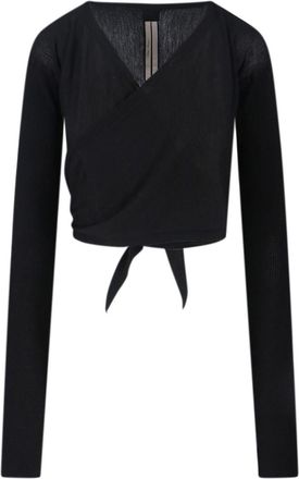 Rick Owens Rundhalspullover - Schwarz