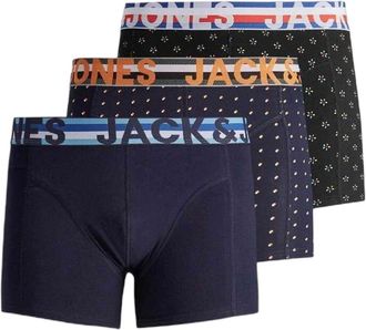 Jack & Jones Homme, Sous-vêtements, Multicolore, Taille: L Jachenrik Trunks