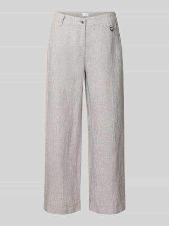 M.A.C Culotte aus Leinen mit Eingrifftaschen Modell Nora