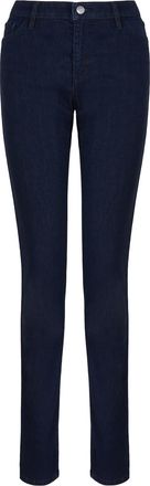 A|X Armani Exchange Womens J24 Super Skinny High Rise Stretch Cotton Poly Denim Jeans Indigo Denim,29