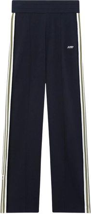 Autry Homme, Pantalons, Bleu, Taille: L Knitted Tennis Viscose Joggers